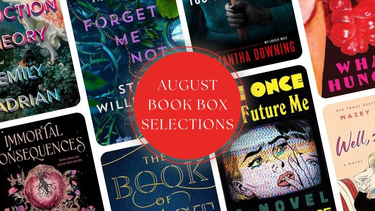 August Book Box Selections – Quirky Cat's Fat Stacks