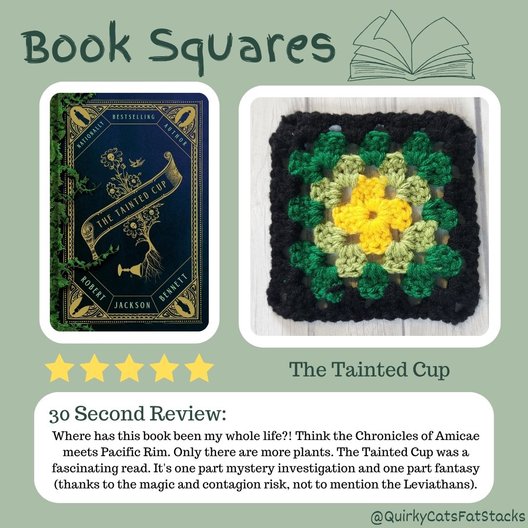 Book Square #1: The Tainted Cup – Quirky Cat's Fat Stacks