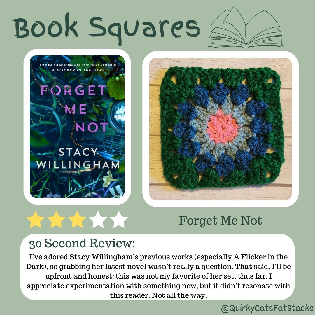 Book Square #10: Forget Me Not – Quirky Cat's Fat Stacks